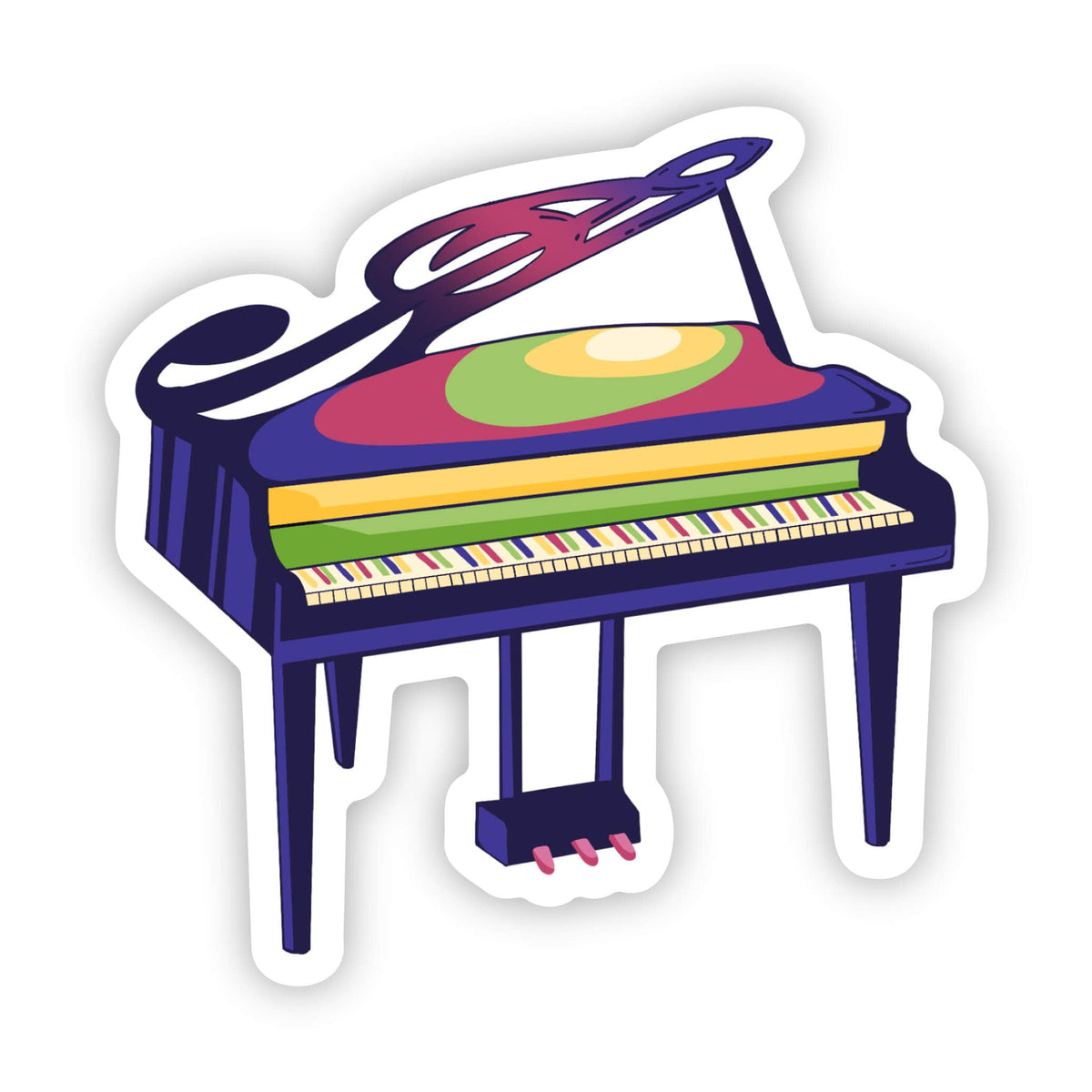 Piano Sticker – Big Moods