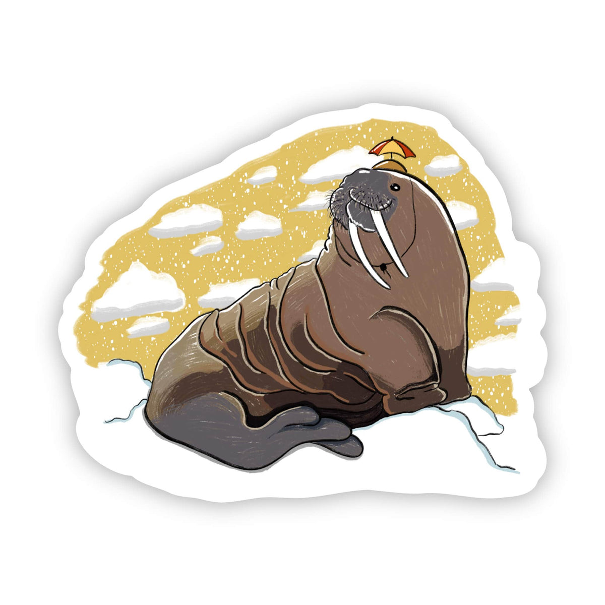 Walrus sticker – Big Moods