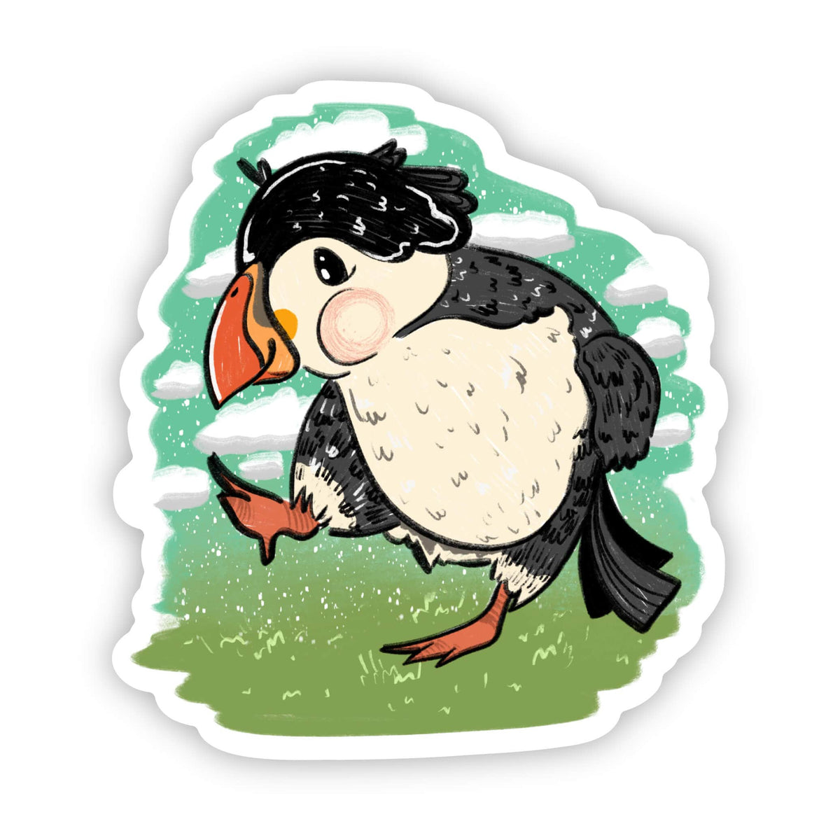 Puffin bird sticker – Big Moods