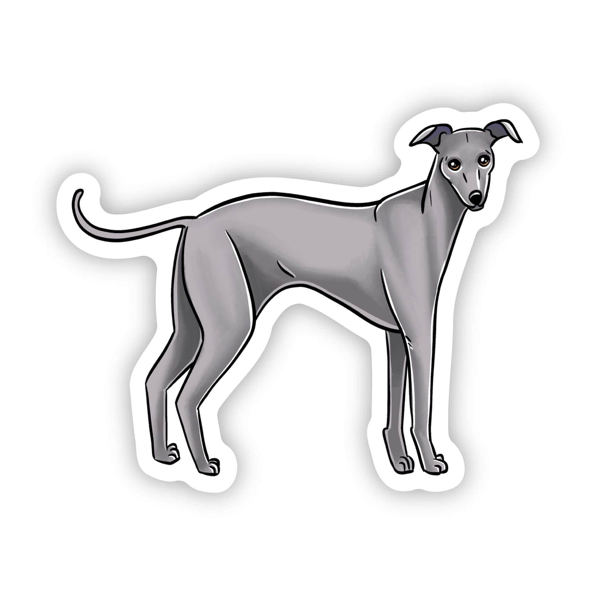 Greyhound Sticker – Big Moods