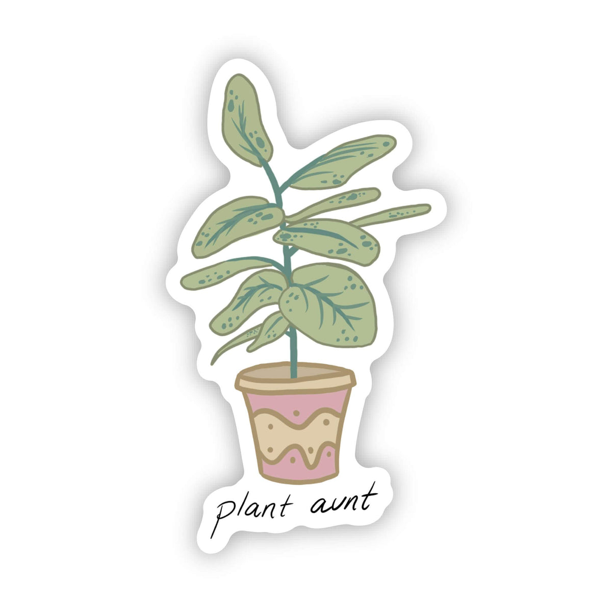 "Plant aunt" sticker – Big Moods