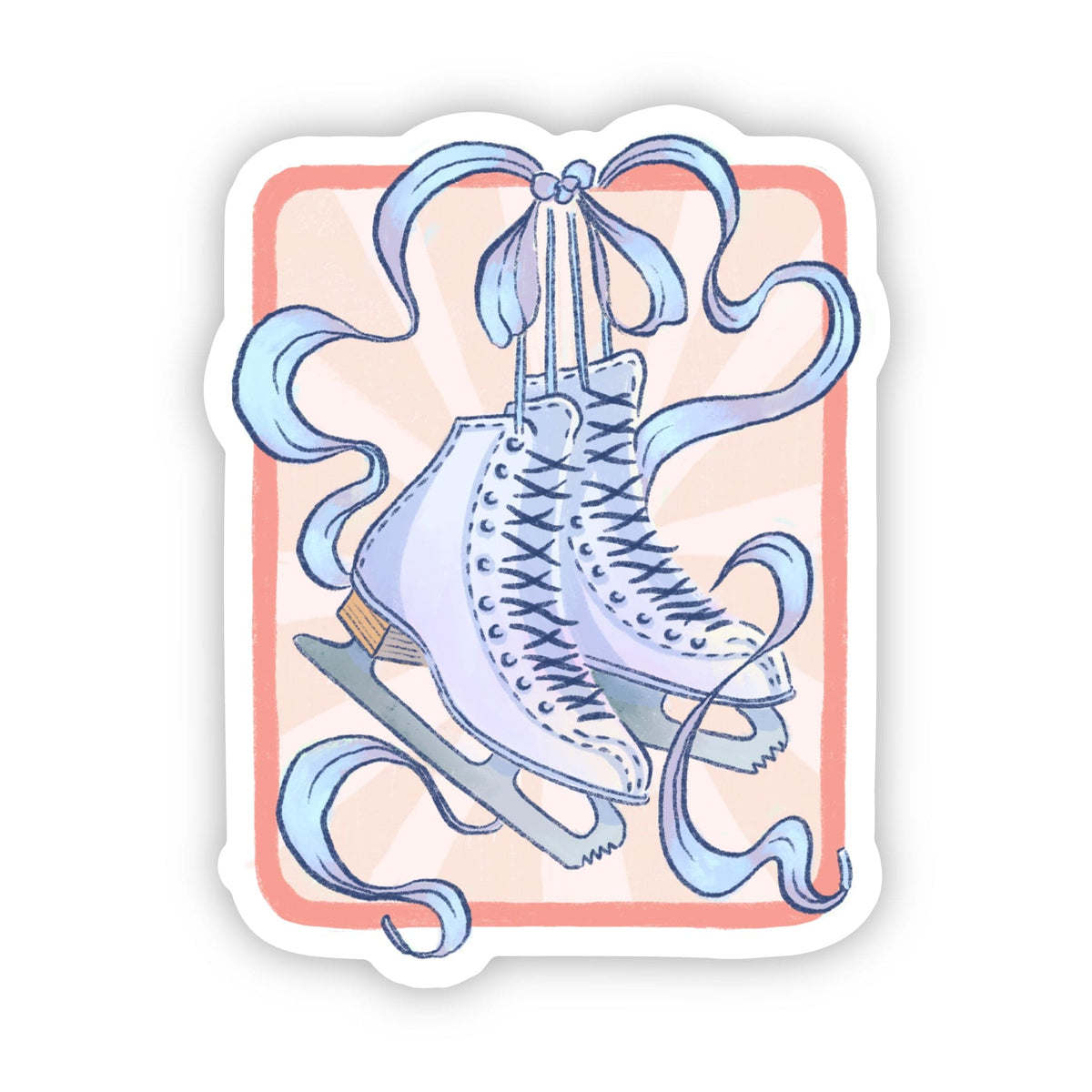 Ice skates sticker – Big Moods