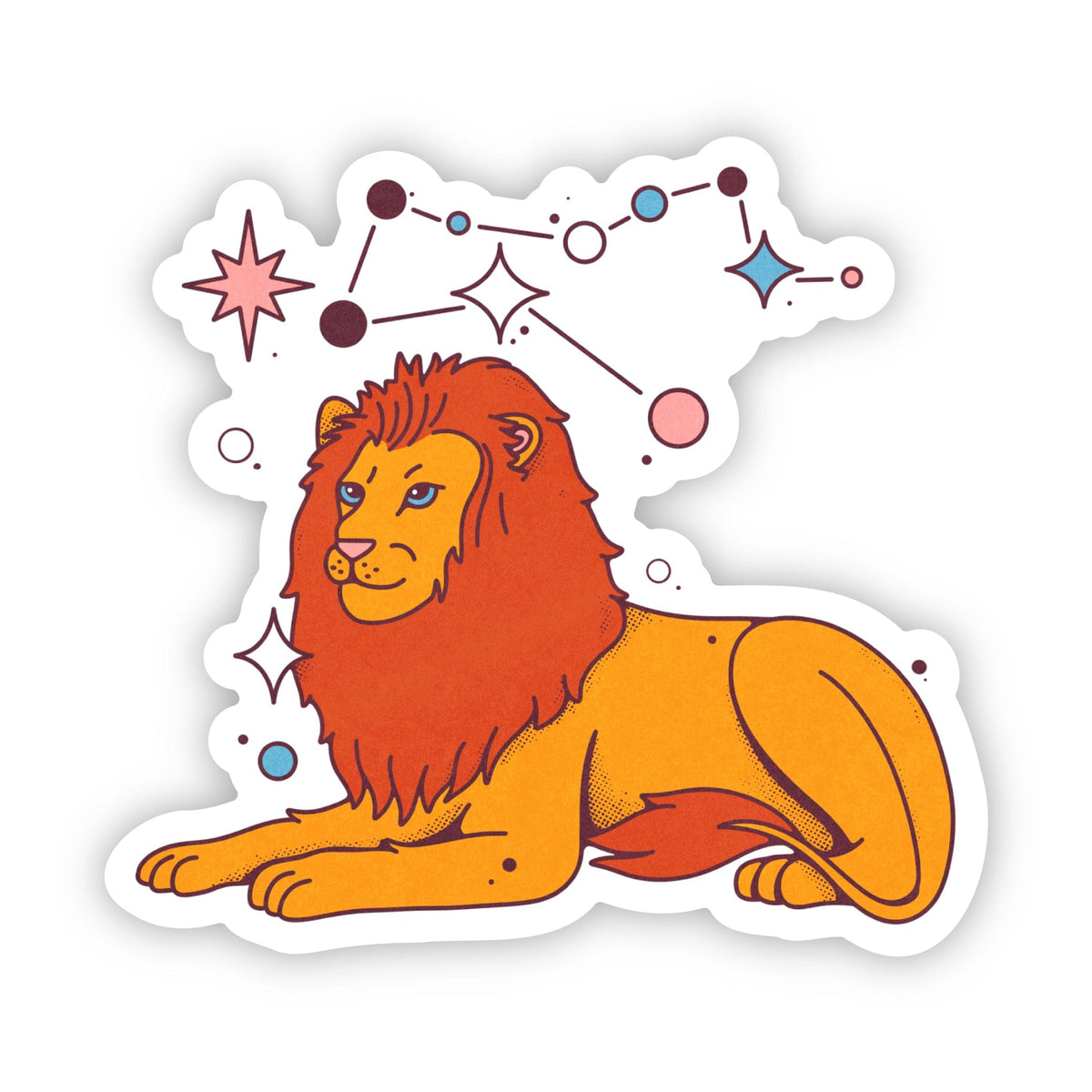 Leo Astrology Symbol Sticker – Big Moods