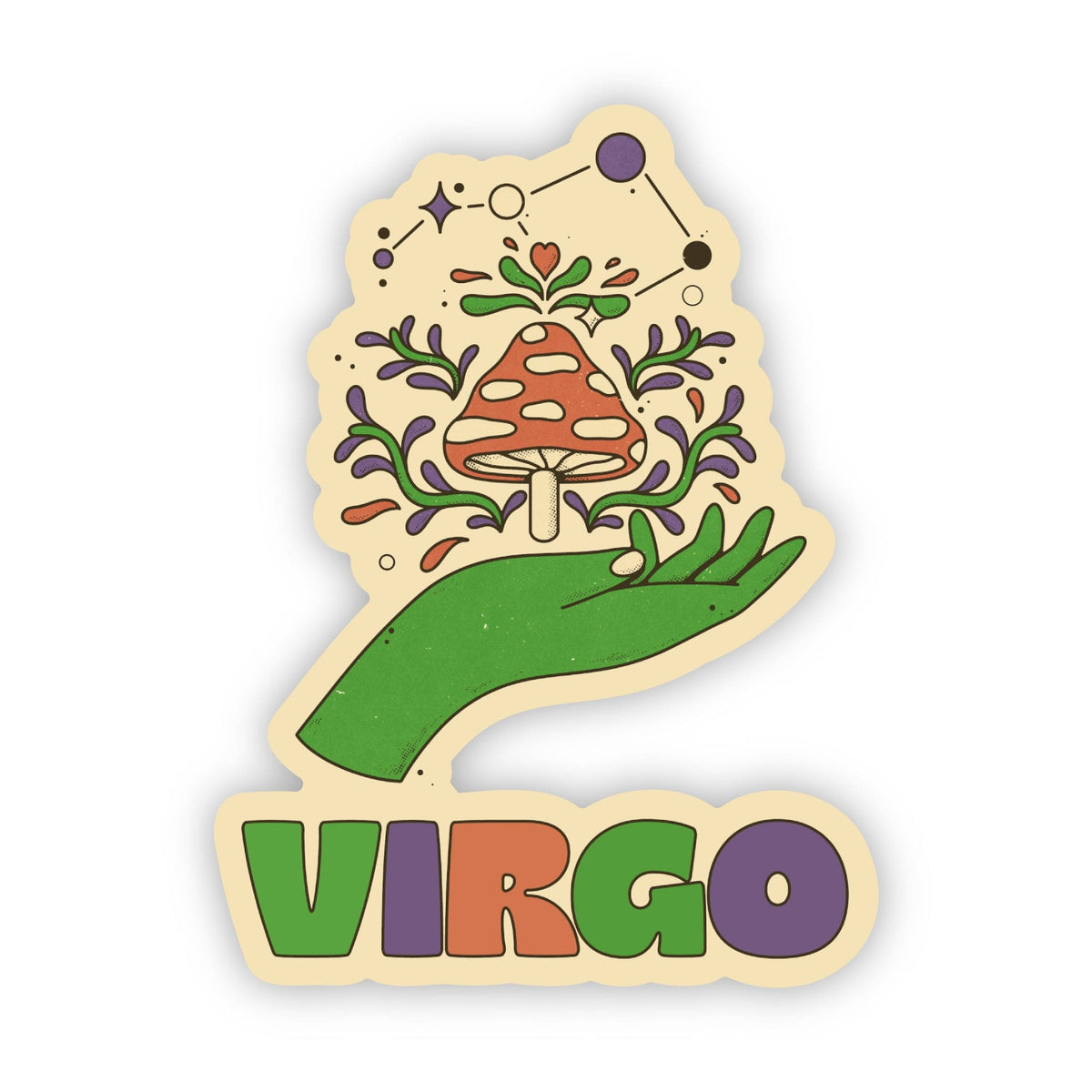 Virgo Astrology Sign Sticker – Big Moods