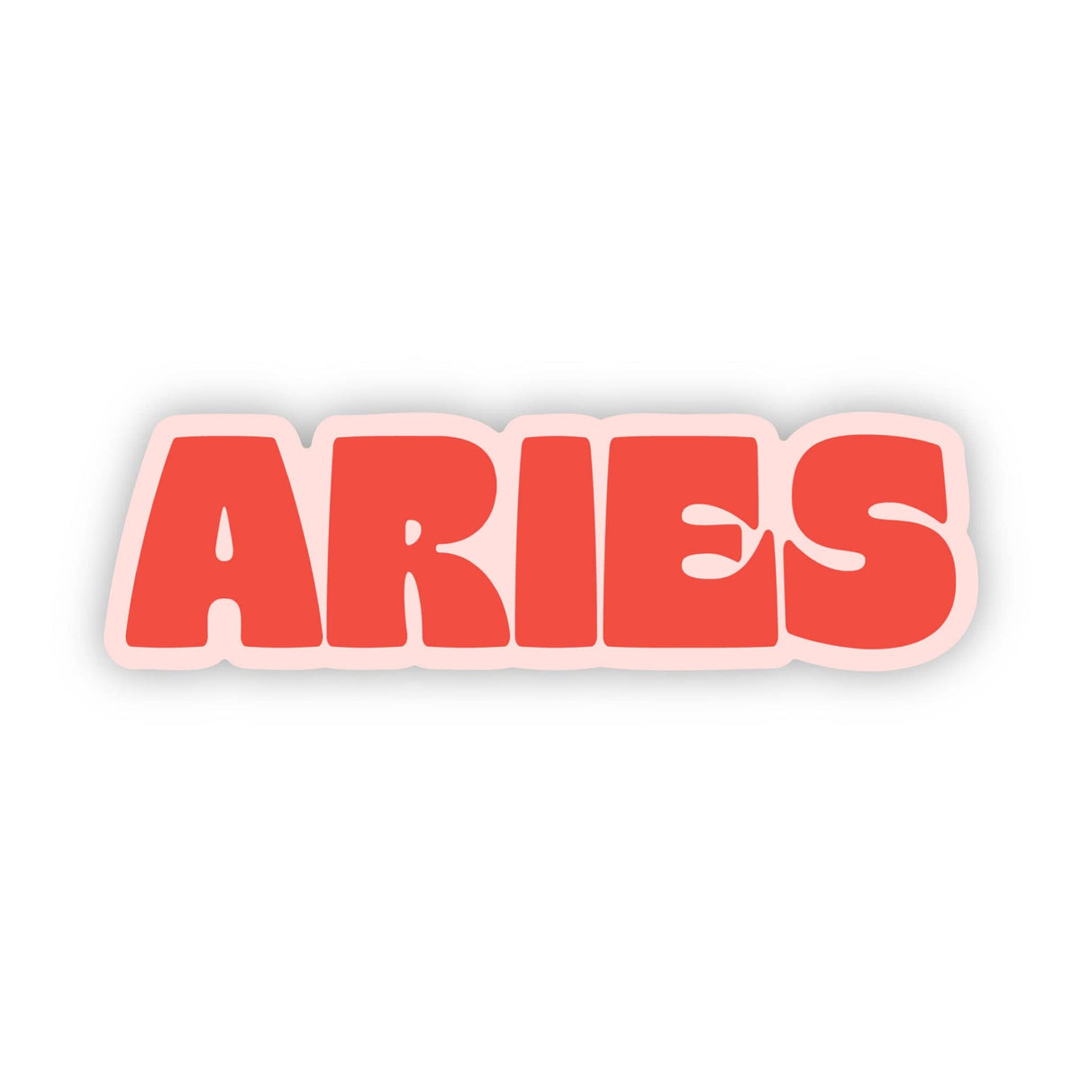 Aries Lettering Sticker – Big Moods