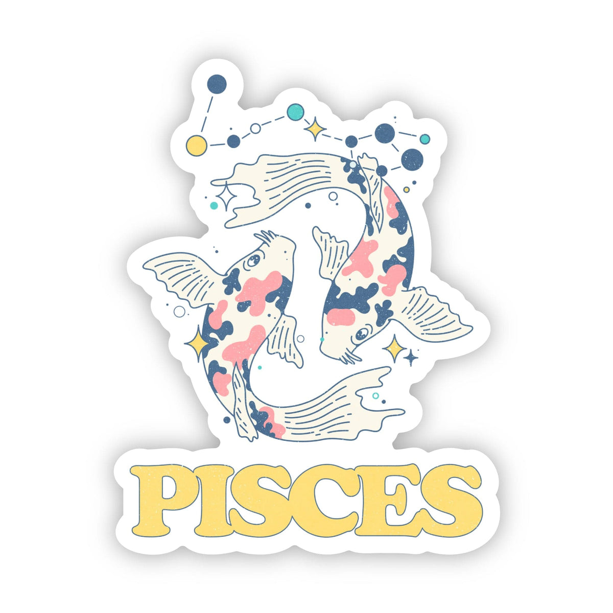 Pisces Zodiac Sign Sticker – Big Moods