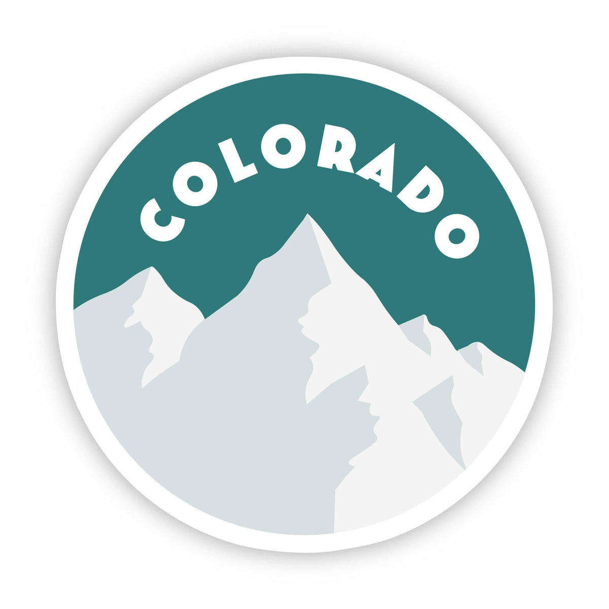 Colorado Mountains Sticker – Big Moods