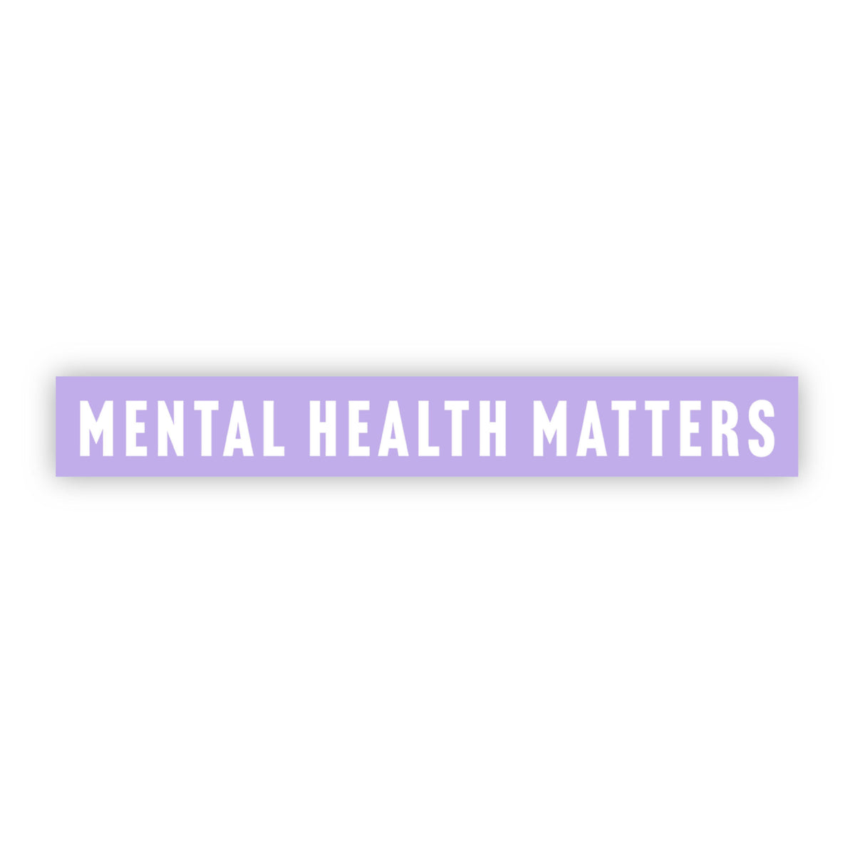 Mental Health Matters Purple Sticker – Big Moods
