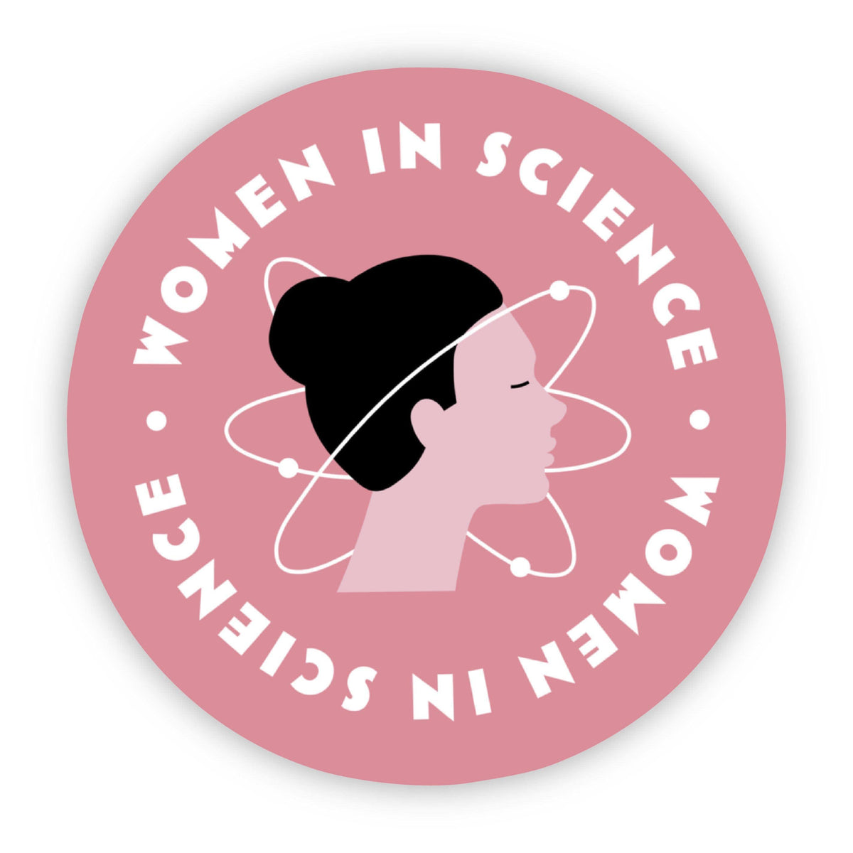 Women in Science Pink Sticker – Big Moods