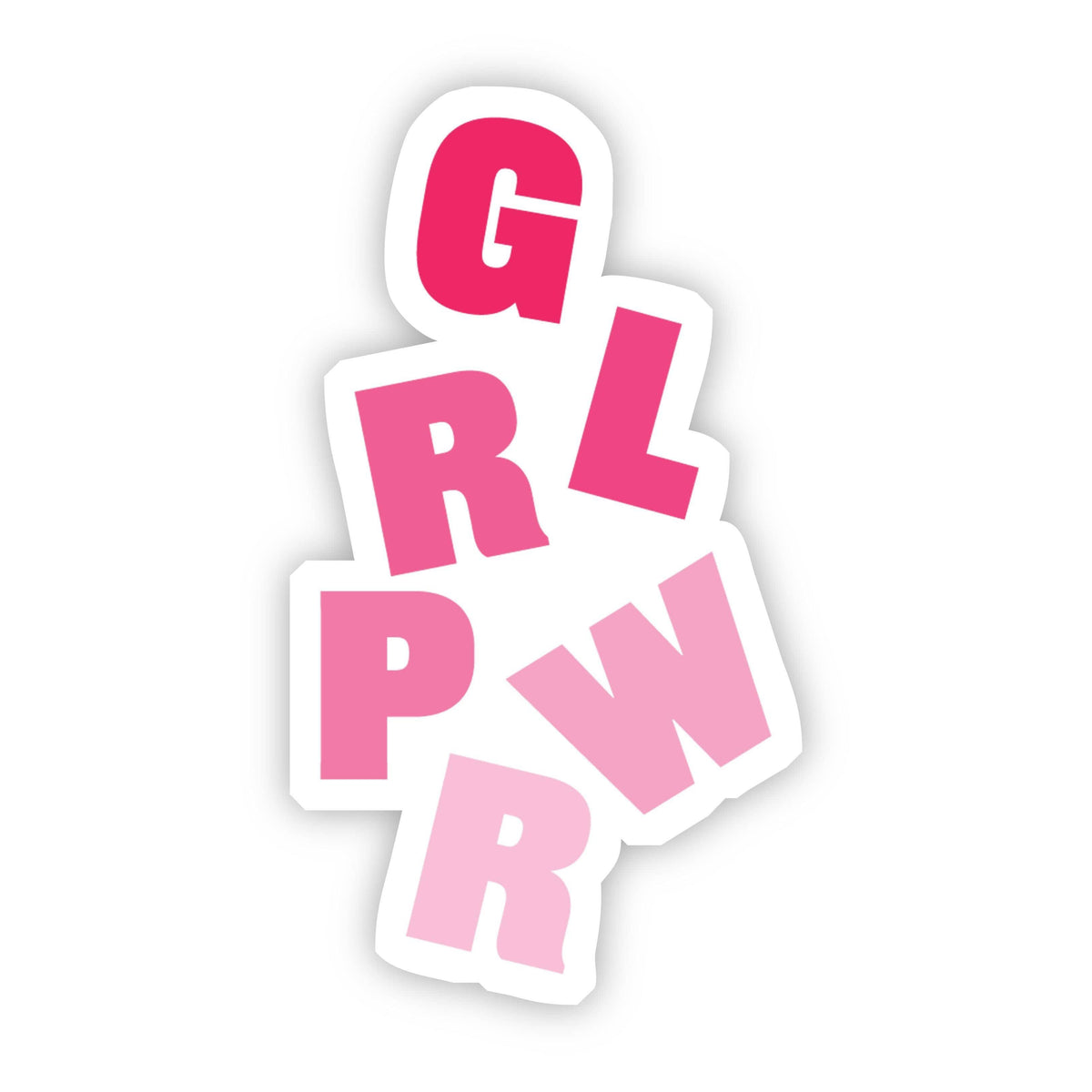 Girl Power Red Sticker – Big Moods