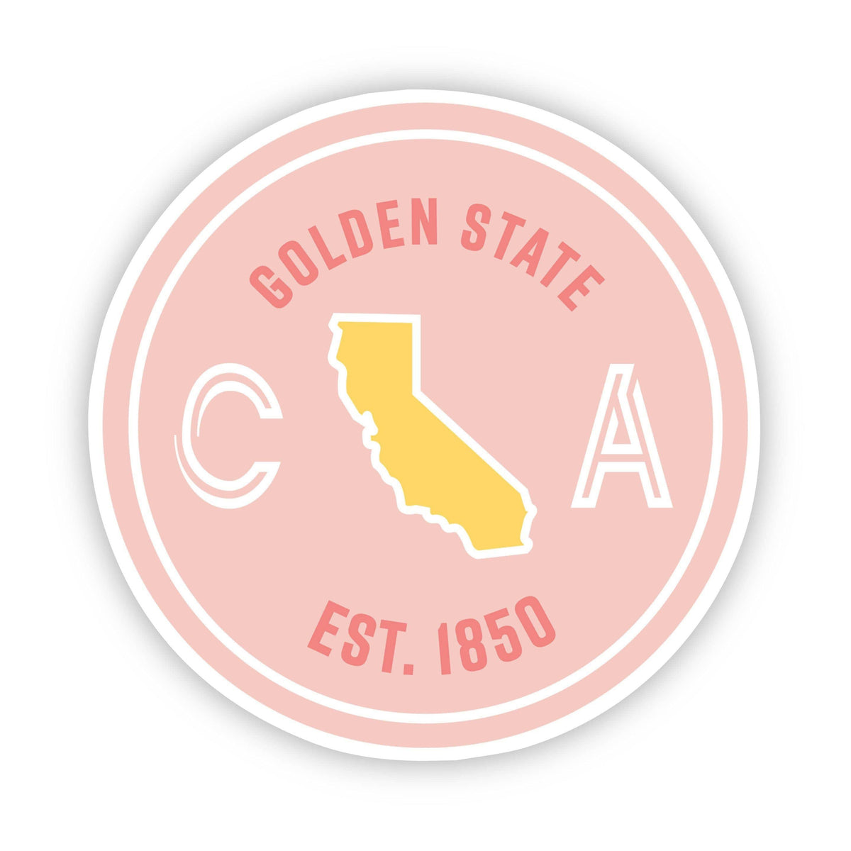 Golden State California Sticker – Big Moods