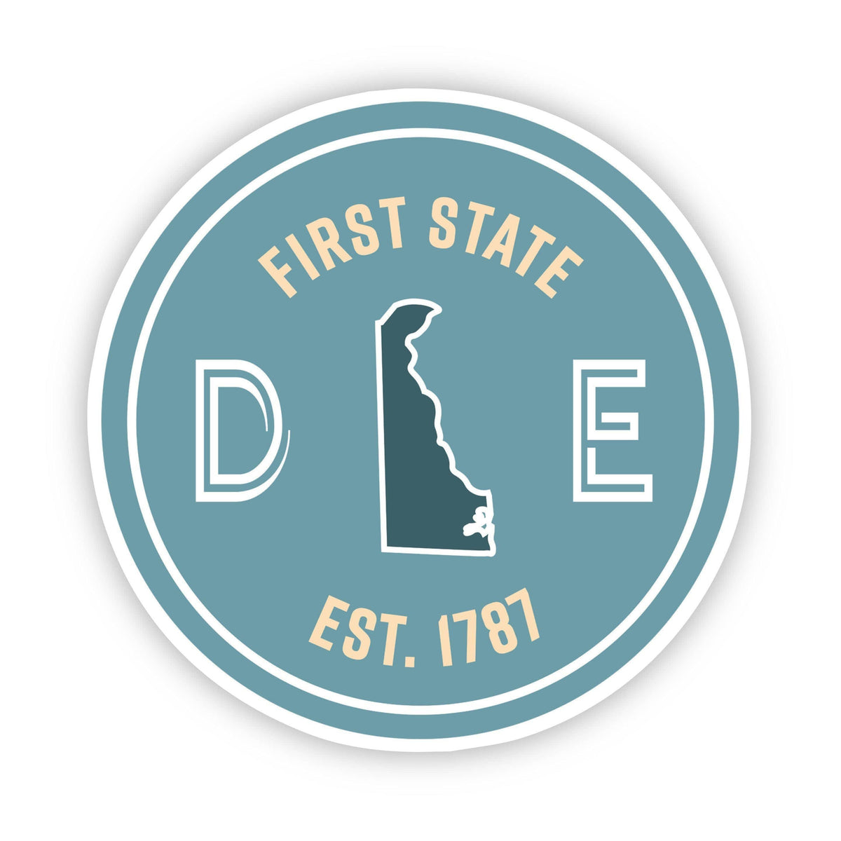 First State Delaware Sticker – Big Moods