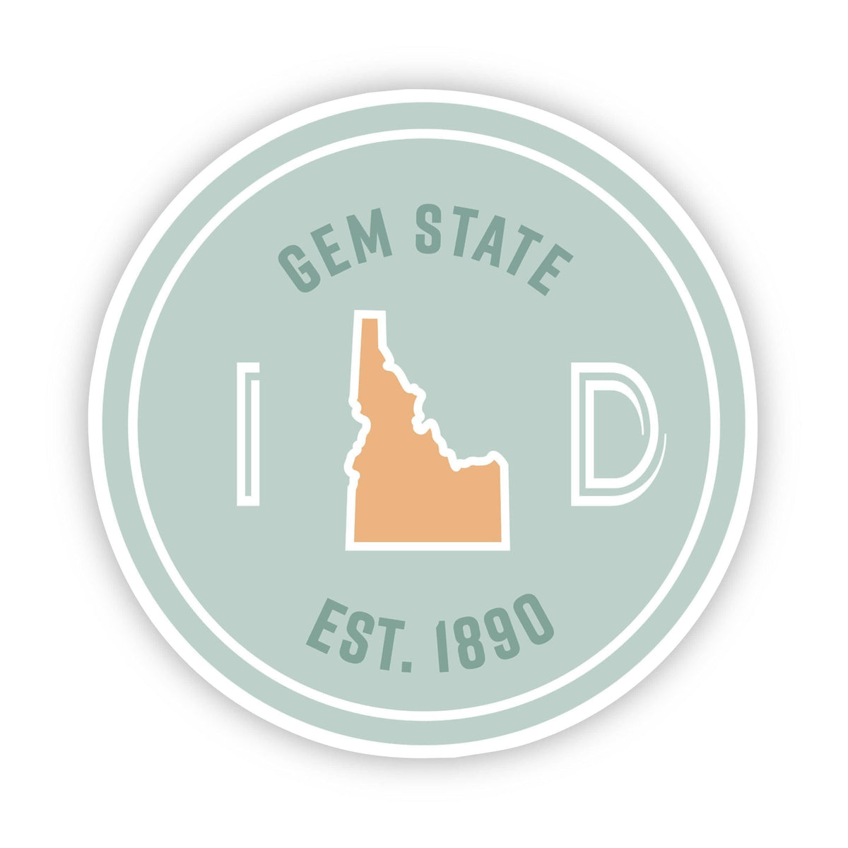 Gem State Idaho Sticker – Big Moods