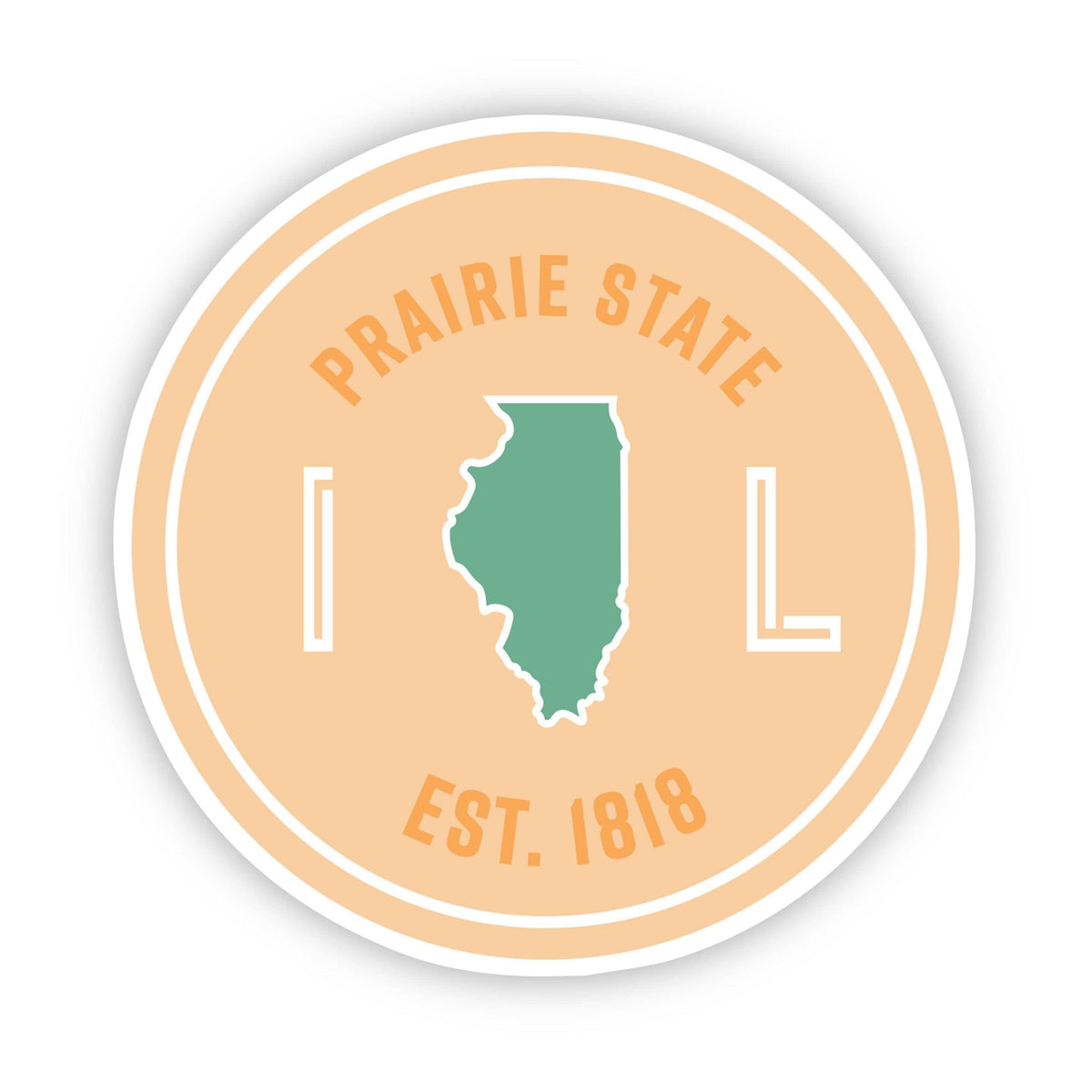 Prairie State Illinois Sticker – Big Moods