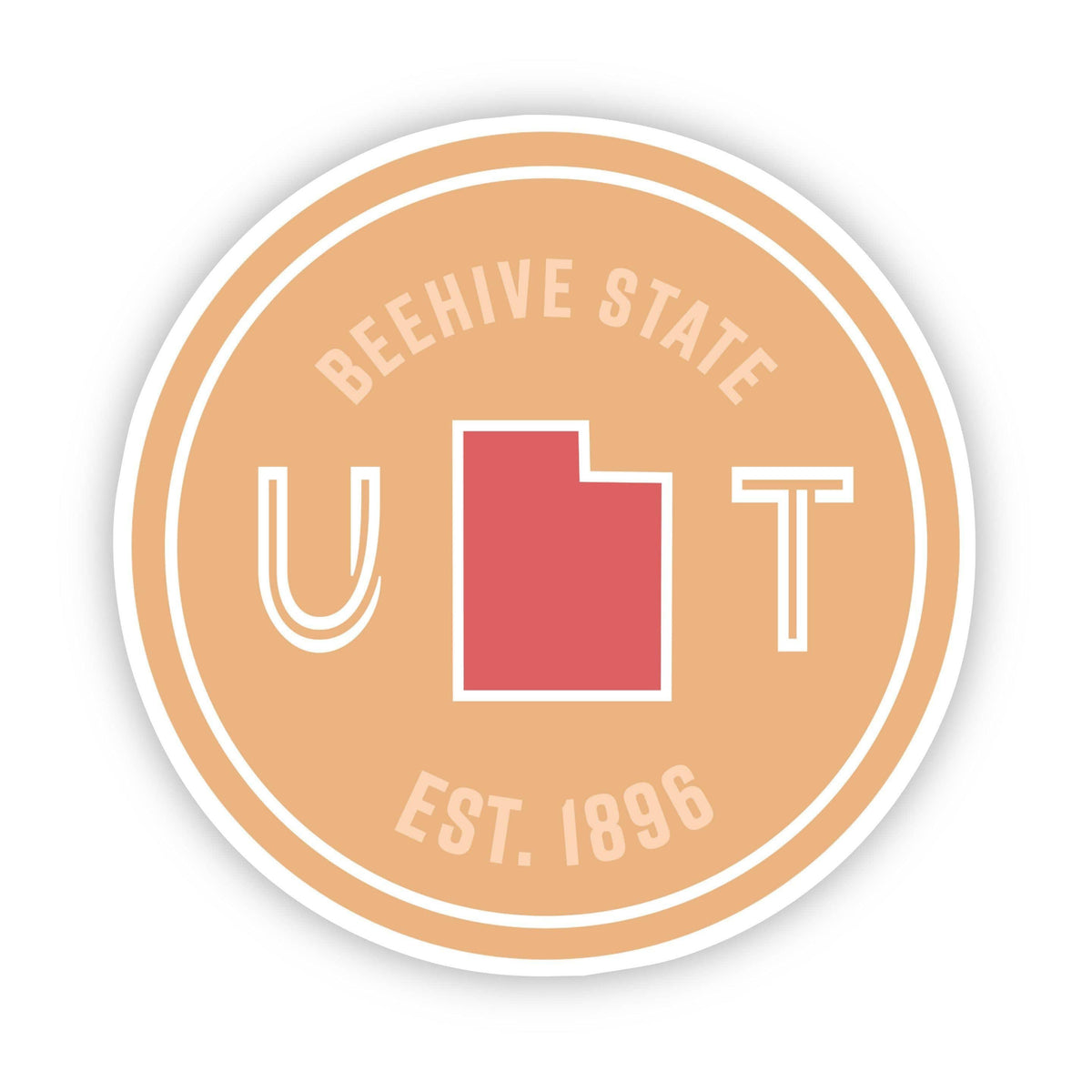 Beehive State Utah Sticker – Big Moods