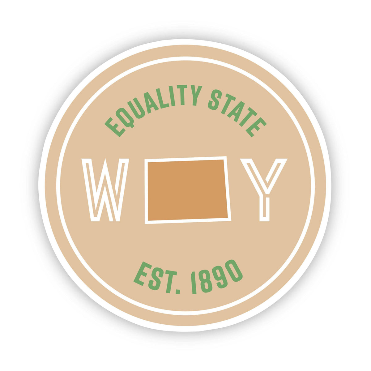 Equality State Wyoming Sticker – Big Moods