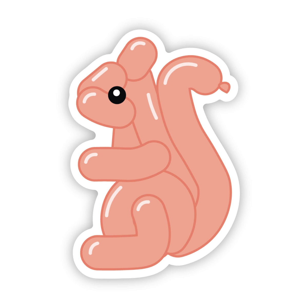 Squirrel Balloon Sticker – Big Moods