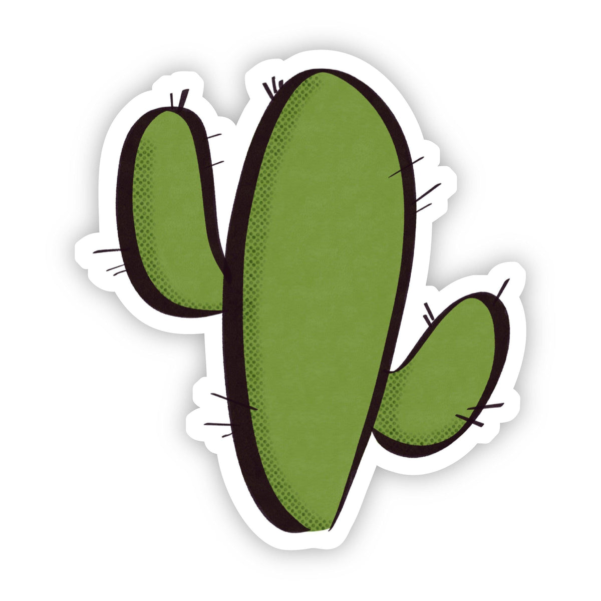 Green Cactus Sticker – Big Moods