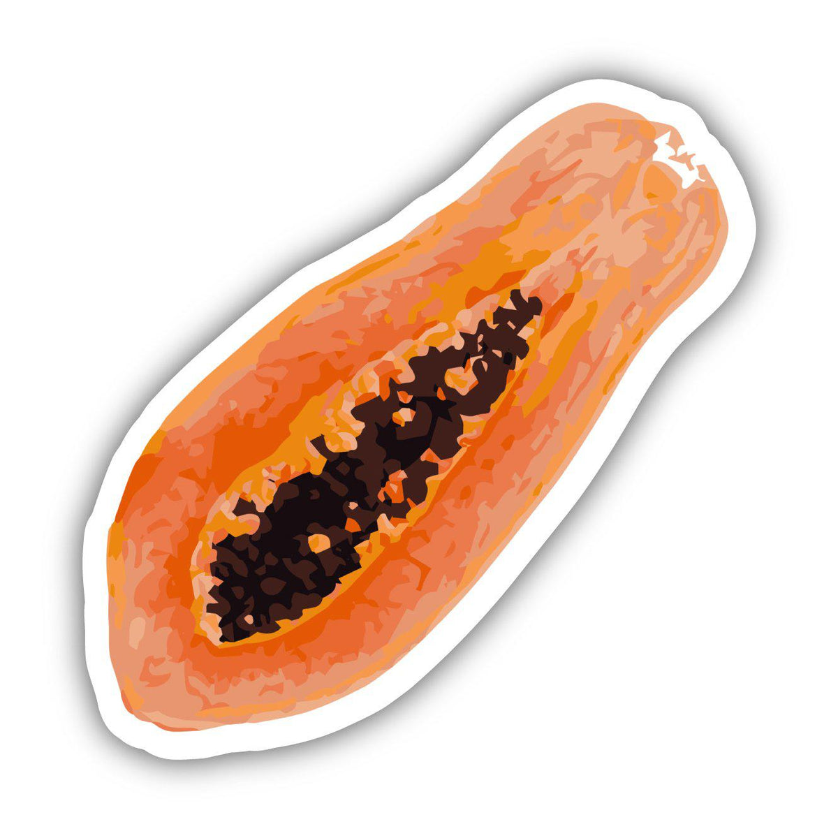 Papaya Sticker – Big Moods