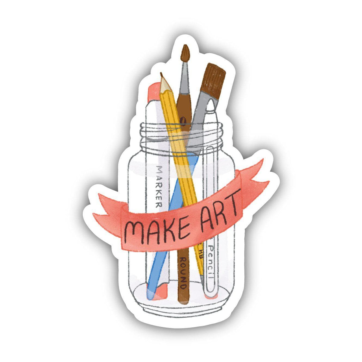 Make Art Sticker – Big Moods