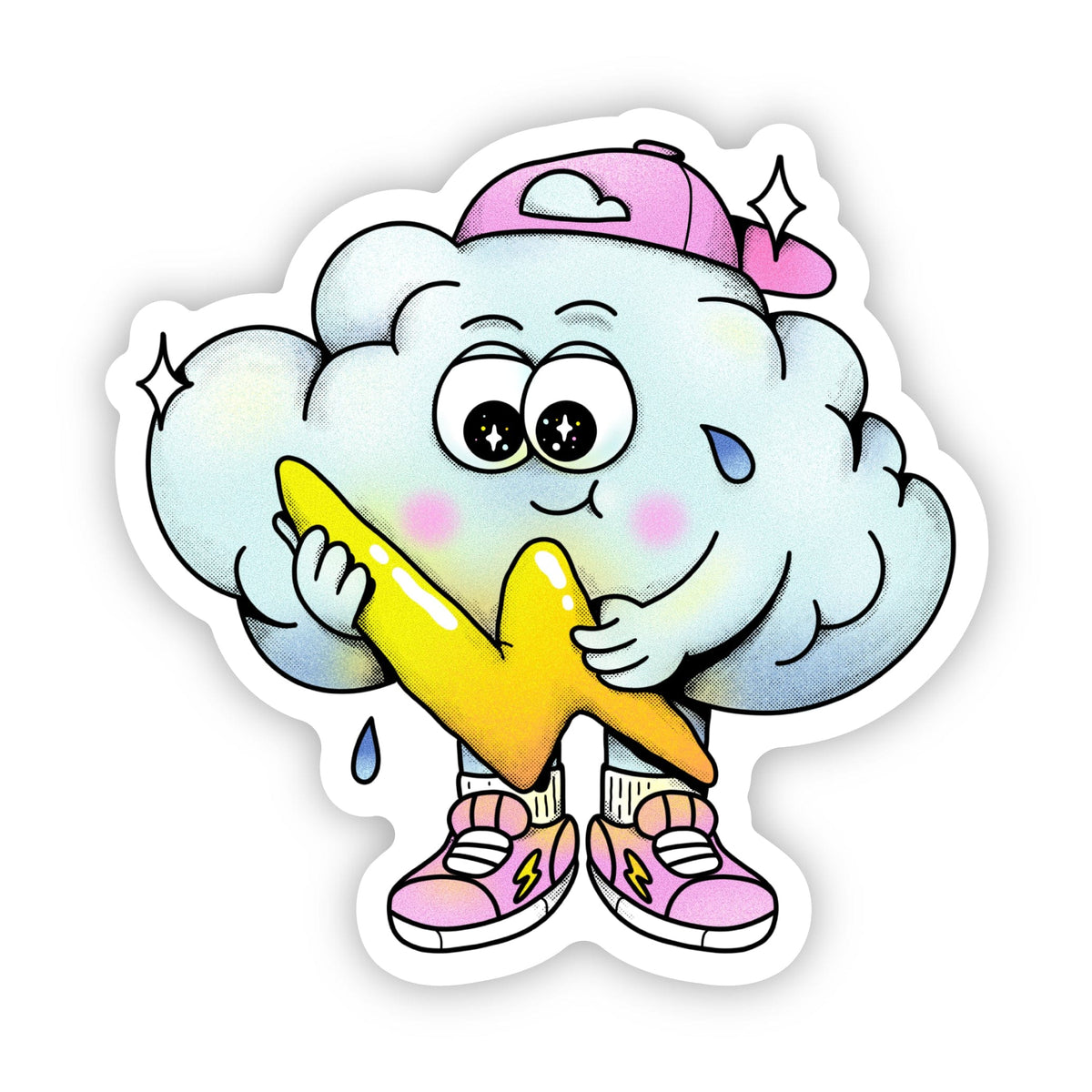 Groovy Cloud Sticker – Big Moods