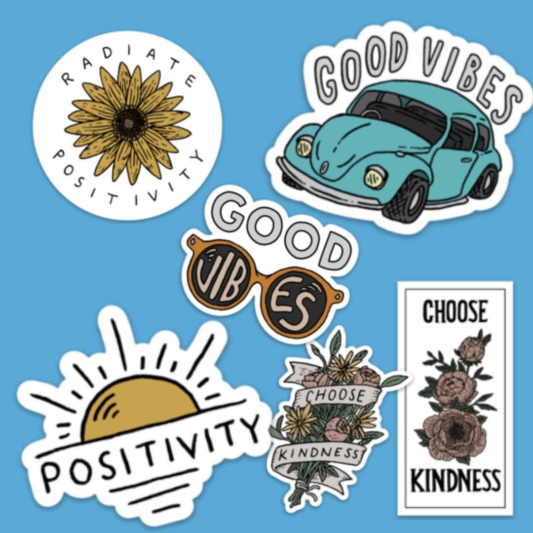 Good Thoughts Sticker 6 Pack – Big Moods