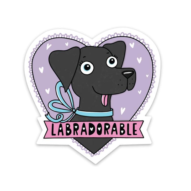 Labradorable Sticker - Black Lab – Big Moods
