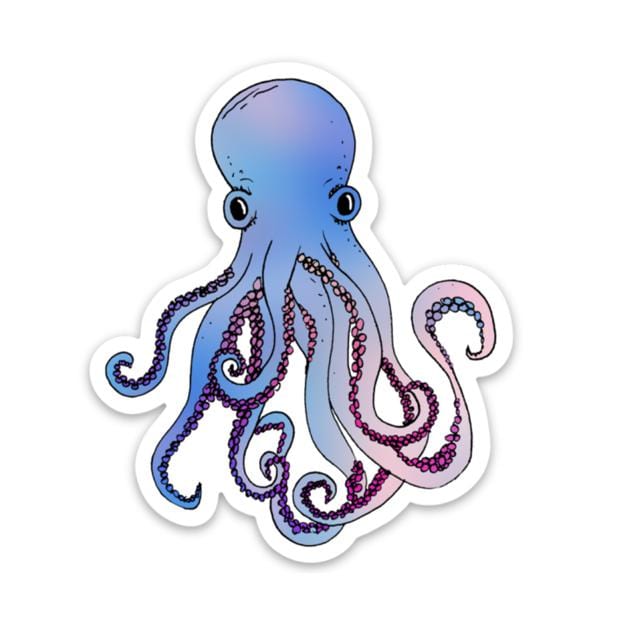 Octopus Sticker | Ocean Stickers | Big Moods