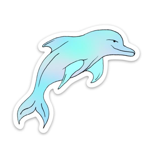 Dolphin Stickers | Ocean Stickers | Big Moods