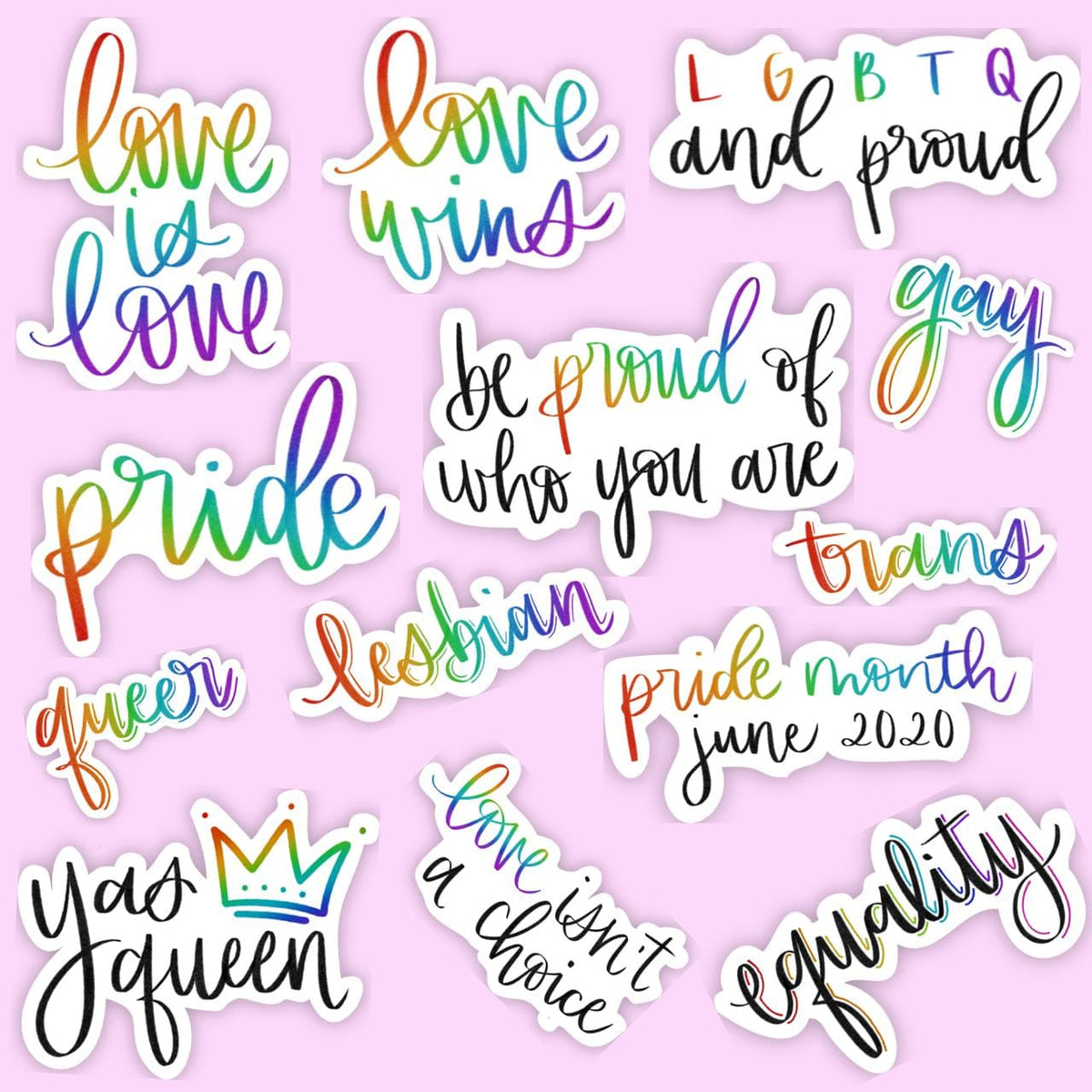 LGBTQ Sticker 23 Pack – Big Moods