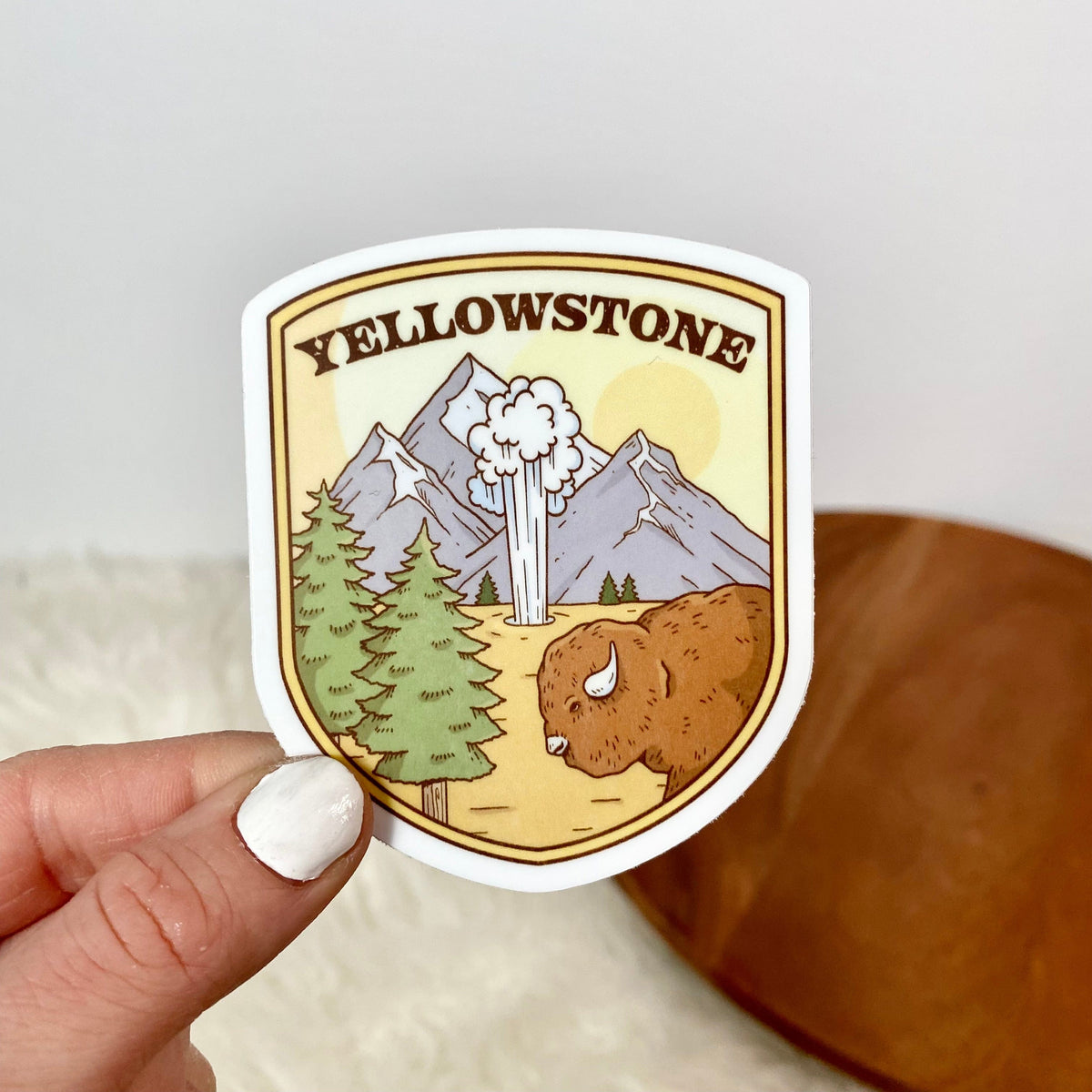 Yellowstone Nature Sticker – Big Moods