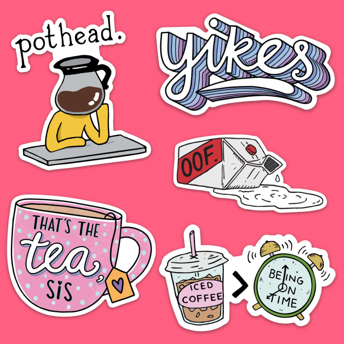 Mood Sticker 5 Pack Classic – Big Moods