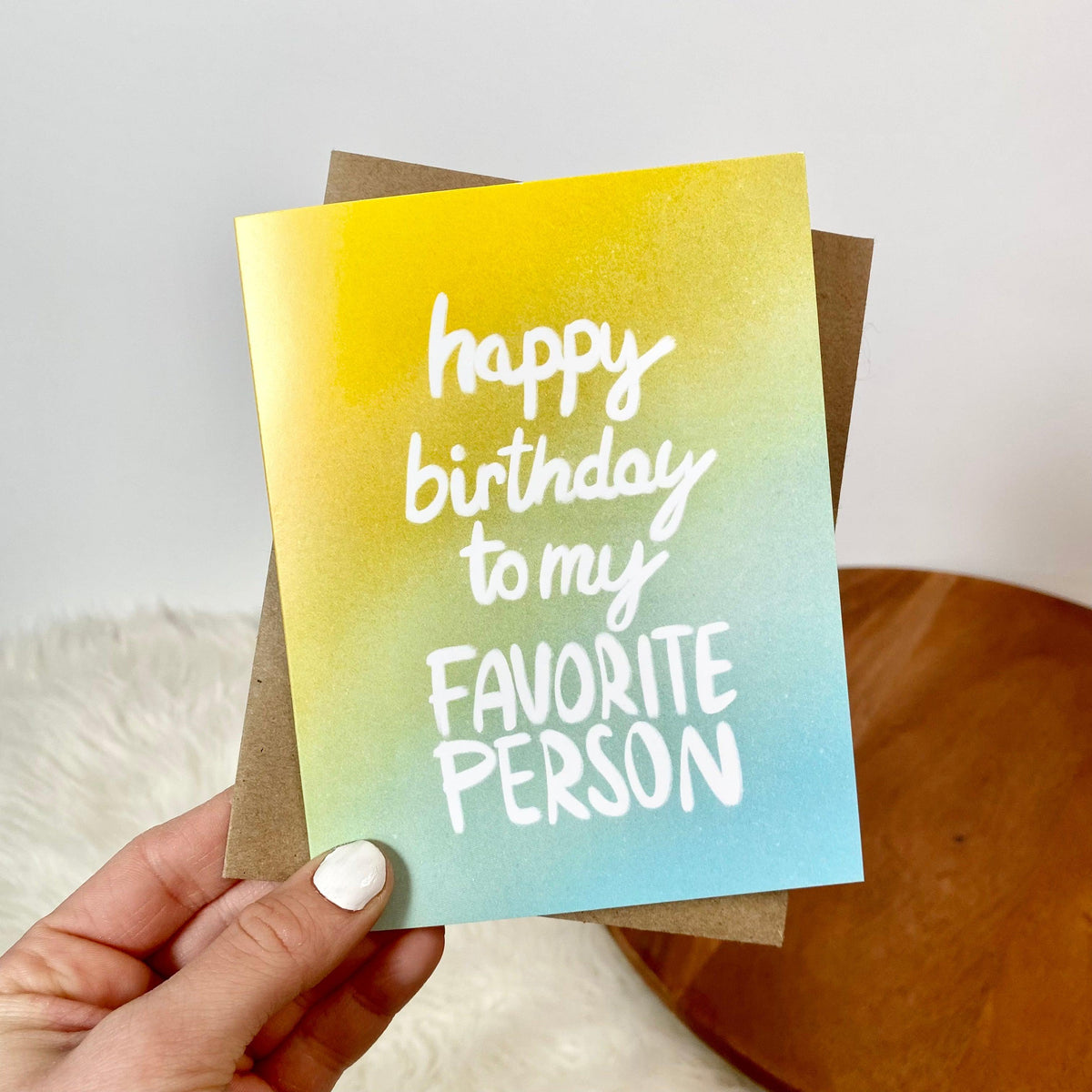 My Favorite Person Birthday Card – Big Moods