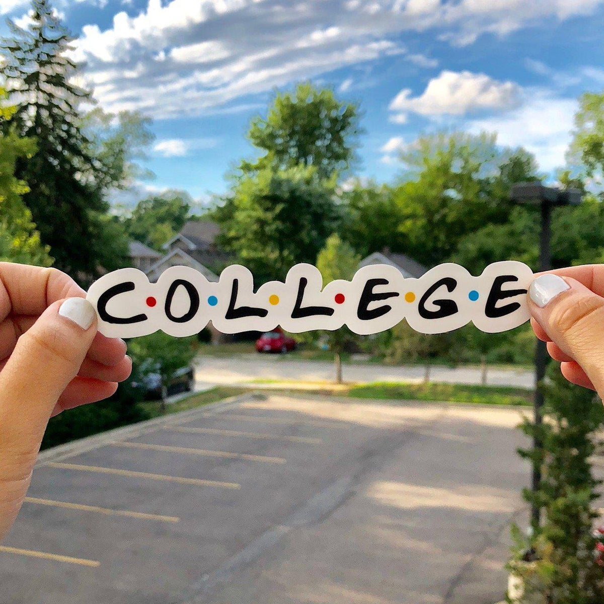 College Sticker | College Stickers for Planners | Big Moods