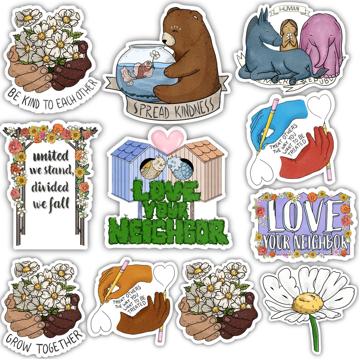 Positivity Sticker 11 Pack – Big Moods