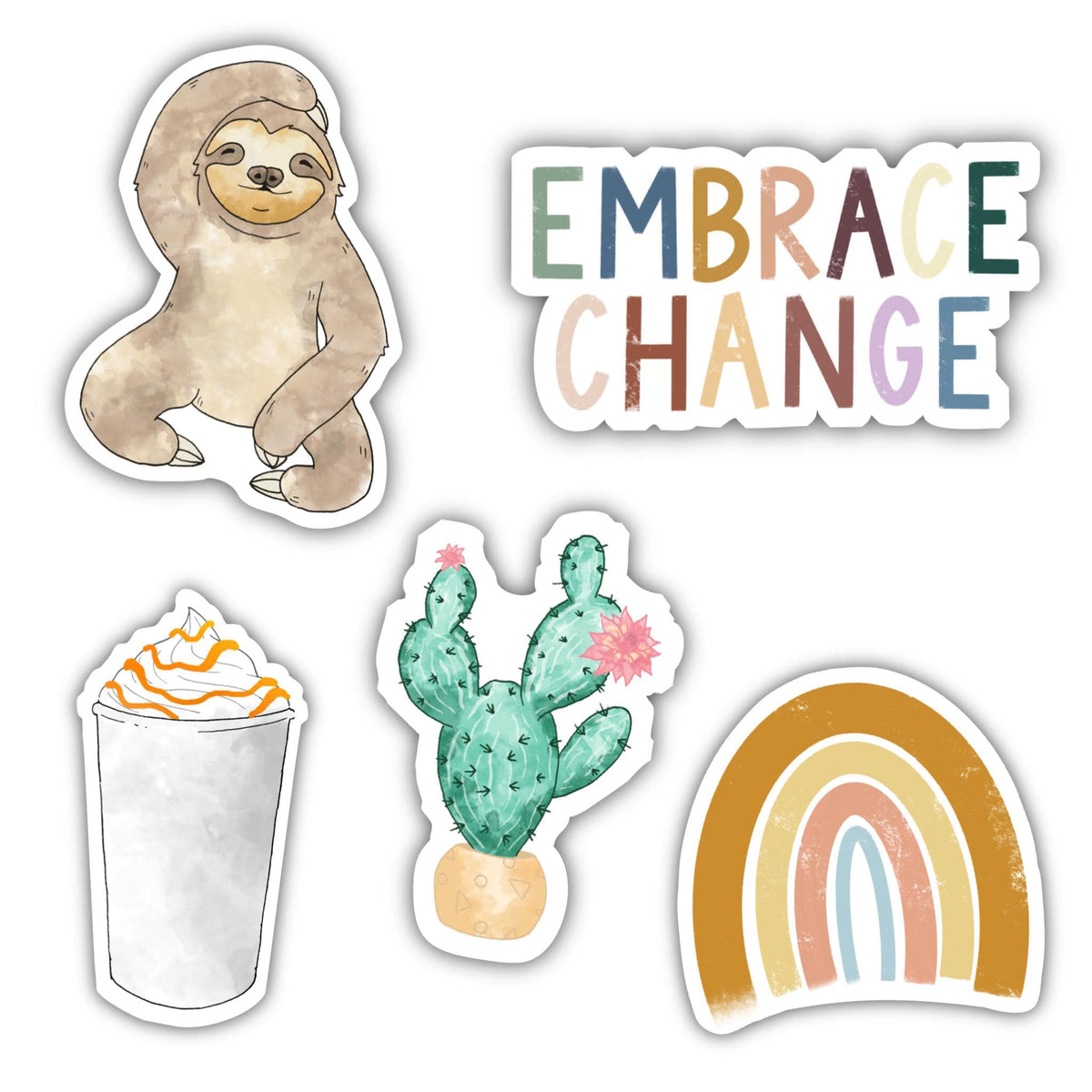 Embrace Change Watercolor 5 Pack – Big Moods