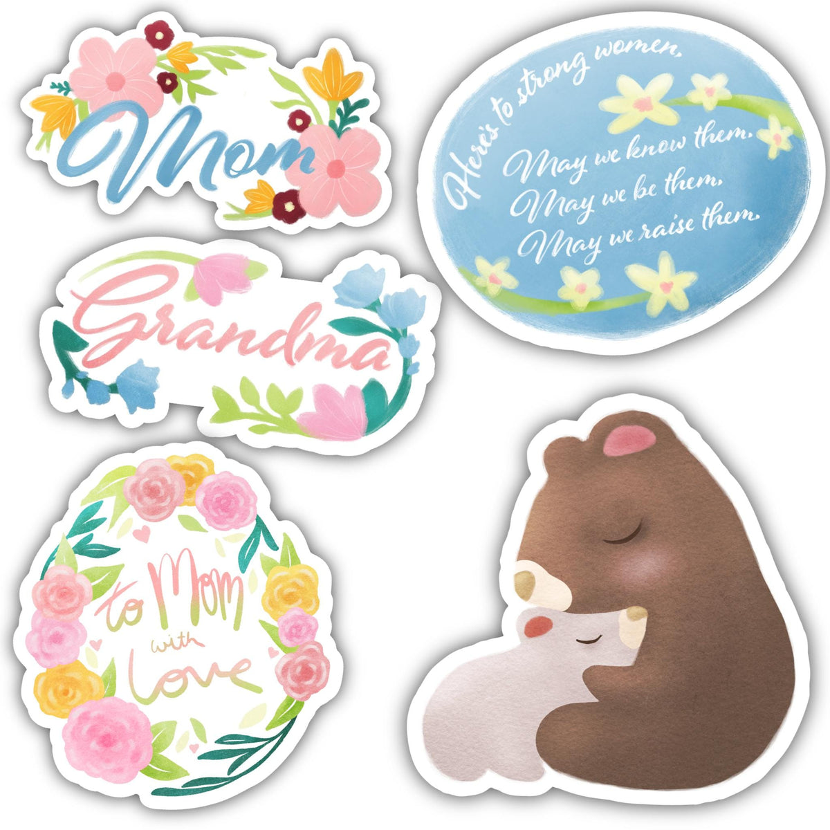 Mom Sticker 5 Pack – Big Moods