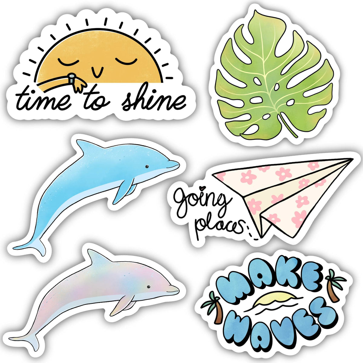 Aesthetic Sticker 6 Pack – Big Moods
