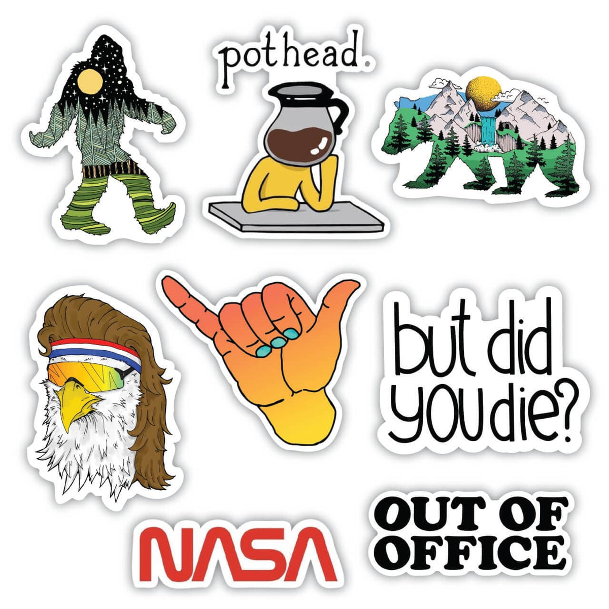 Cool & Fun Stickers: 8 Top Picks for Outdoor Enthusiasts – Big Moods