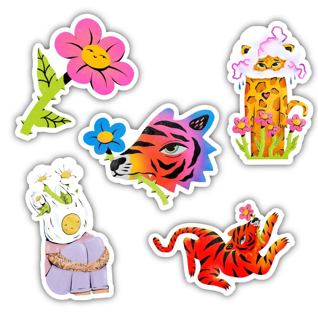 My Sunbeam Stickers Multicolor 5 Pack – Big Moods