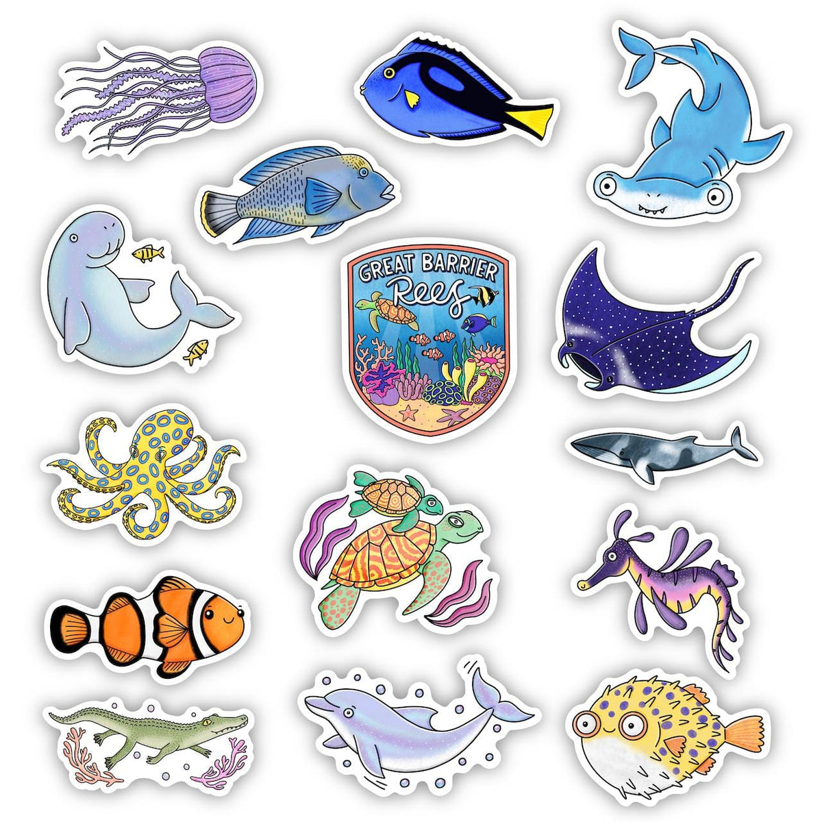 Ocean Life 15 Pack – Big Moods