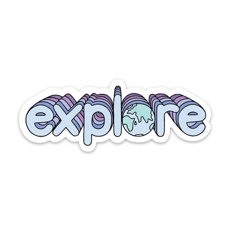 Explore Sticker - Lettering – Big Moods