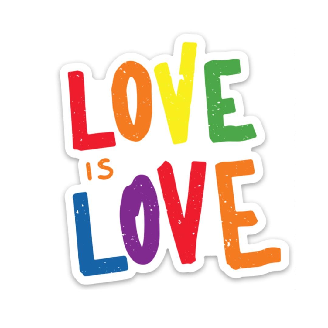 Love is Love Sticker - Lettering – Big Moods