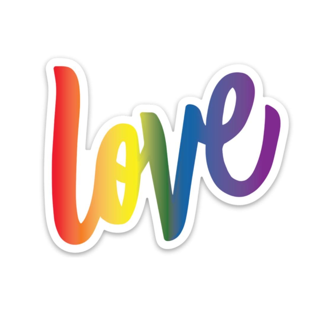 Love Rainbow Sticker – Big Moods
