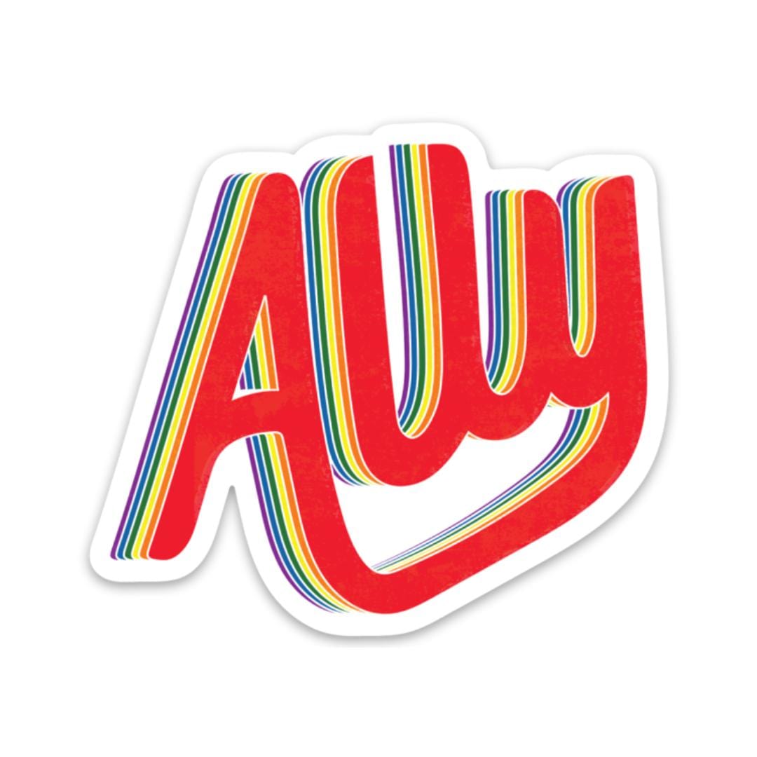 Ally Sticker - lettering – Big Moods